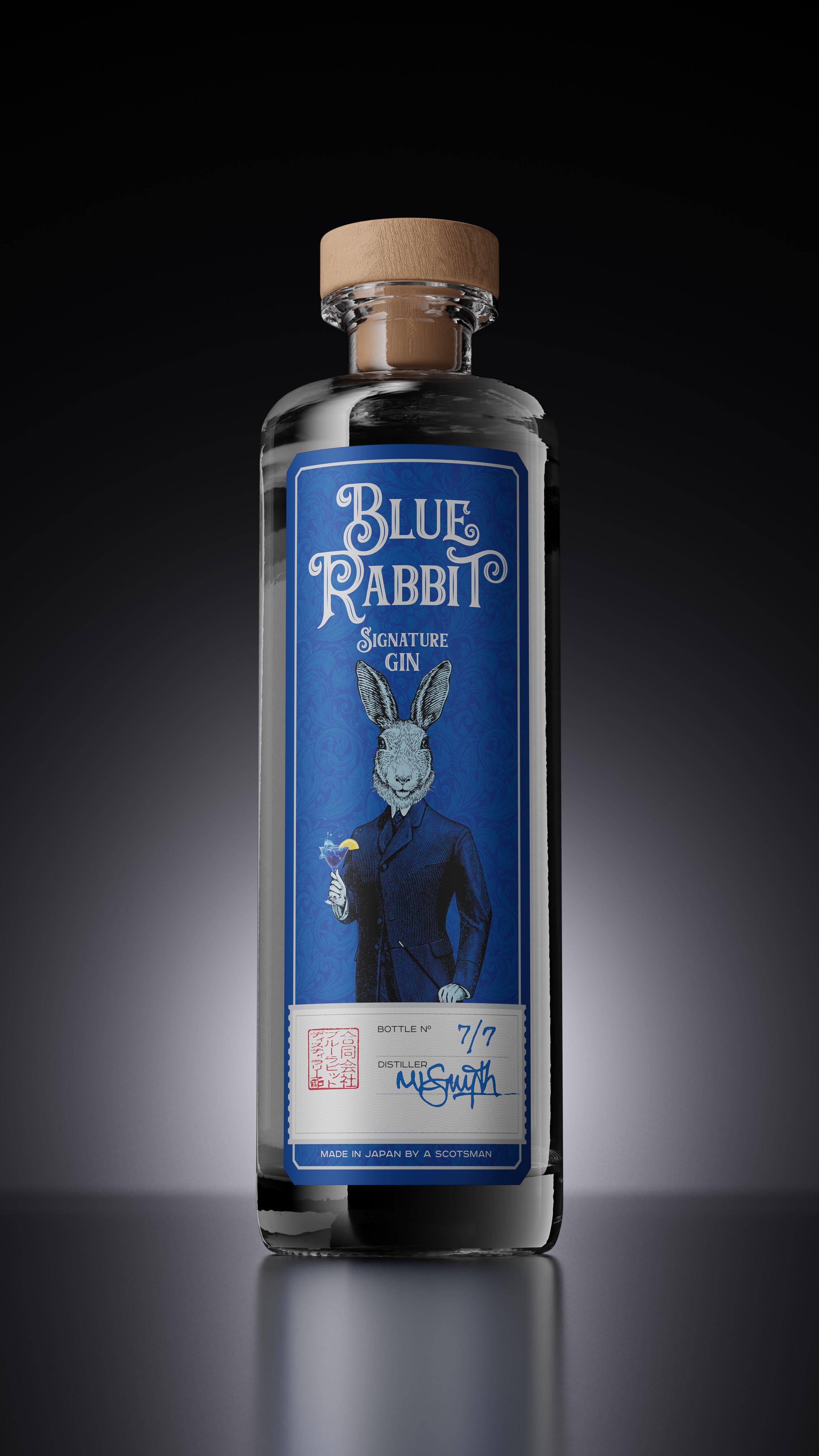 Signature Gin 700ml – Blue Rabbit Distillery Shop